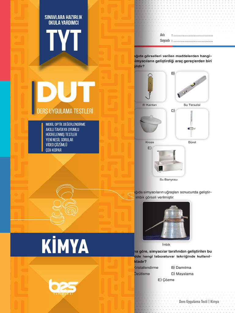 Tyt Ki̇mya Dut | PDF