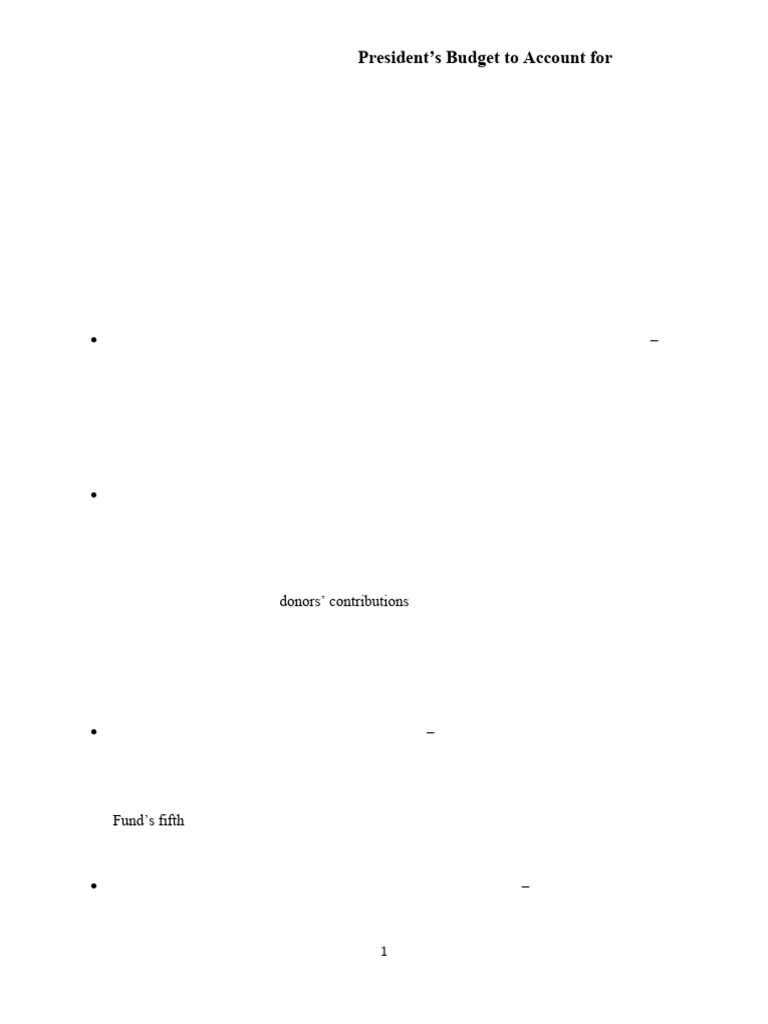 Addendum FY 2019 CBJ Budget Deal | PDF | President's Emergency Plan For ...