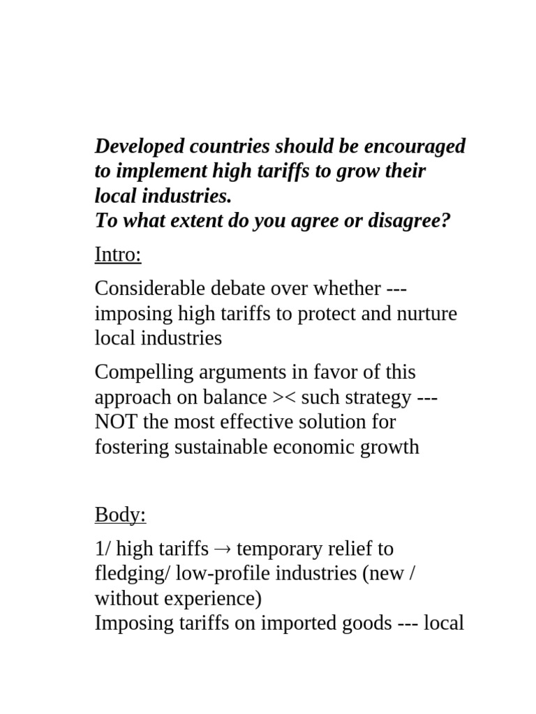 Tariffs Outline 28042025 | PDF