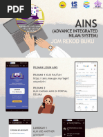 Log Masuk Dan Cara Mengisi AINS | PDF