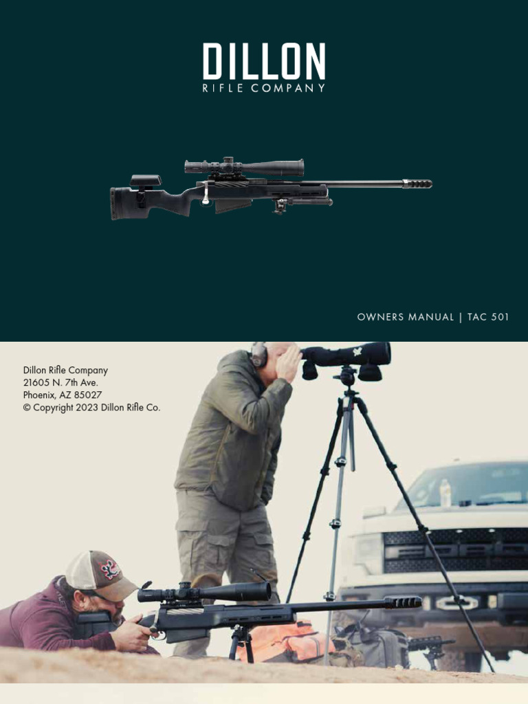 Tac-501-Owners-Manual-4.0-Compressed | PDF | Gun Barrel | Rifle