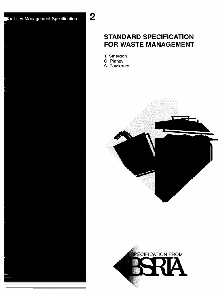FMS 2 - 98 Standard Specification For Waste Management | PDF