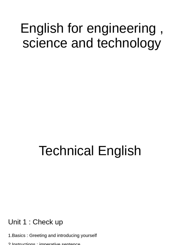 English For Engineering, Science and Technology | PDF | Biodegradation | Grammatical Number
