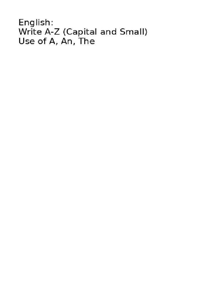 PP2 Holiday Homework | PDF