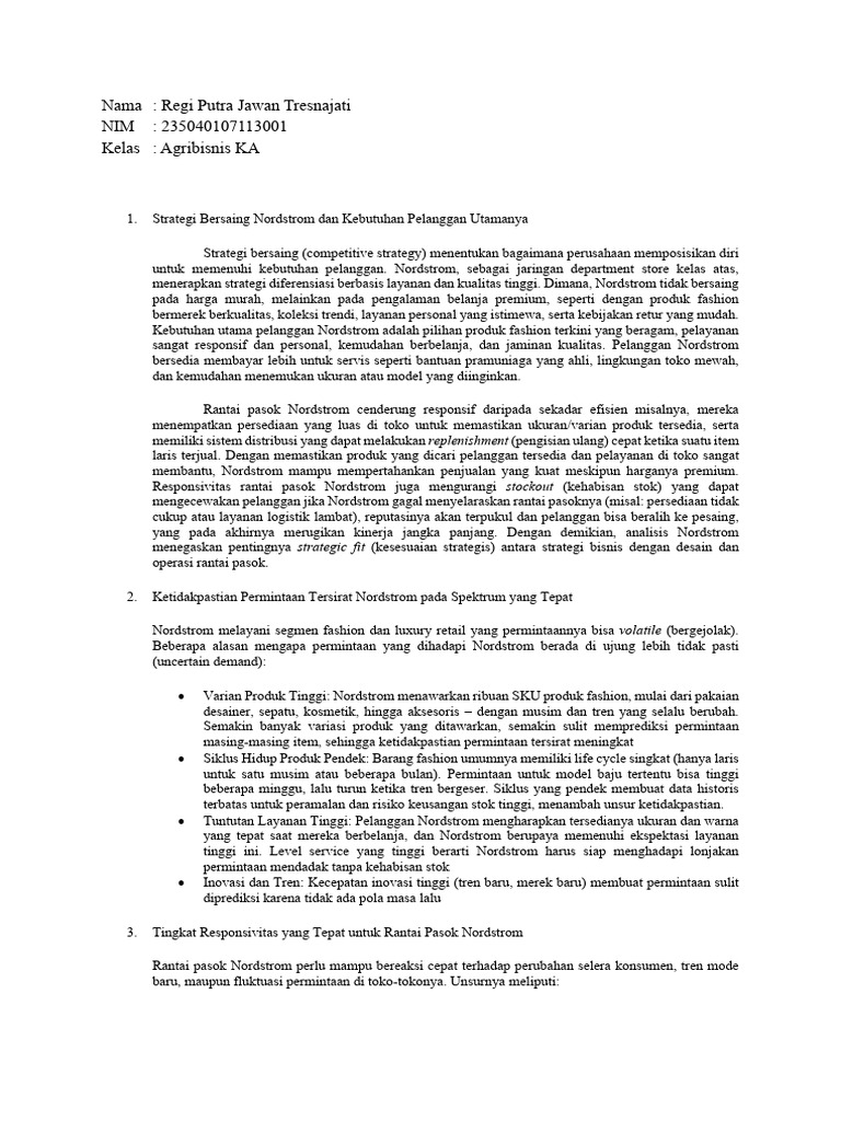 Regi Putra Jawan Tresnajati - 235040107113001 - Chapter 2 | PDF