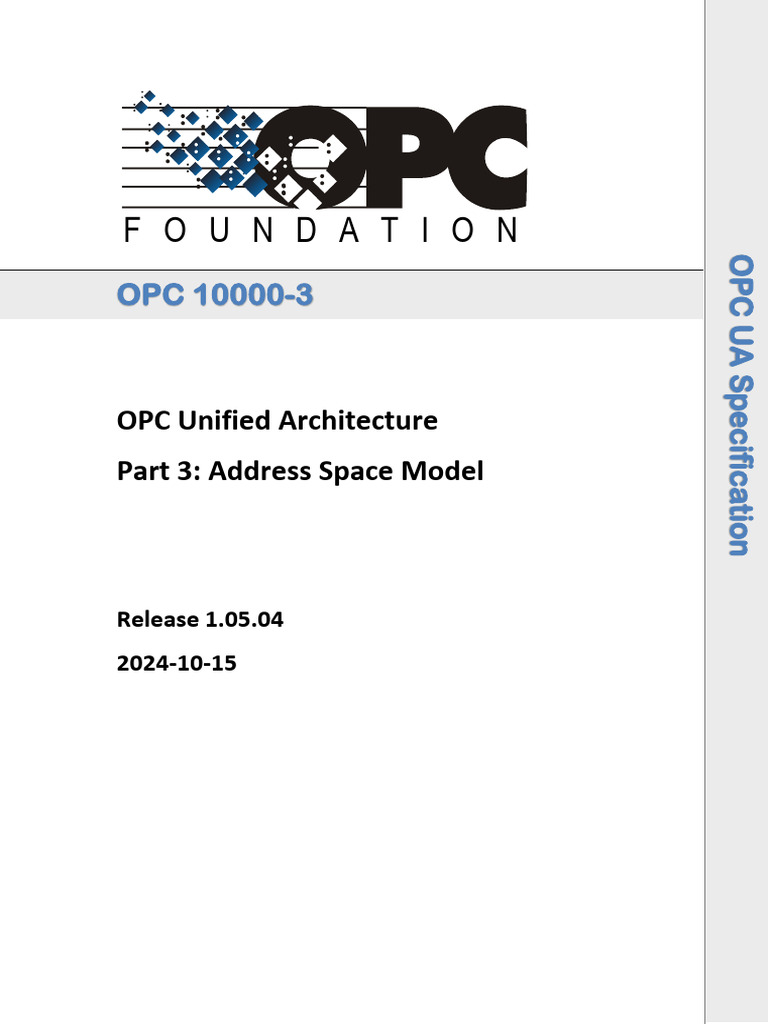 OPC 10000-3 - UA Specification Part 3 - Address Space Model 1.05.04 | PDF | Integer (Computer ...
