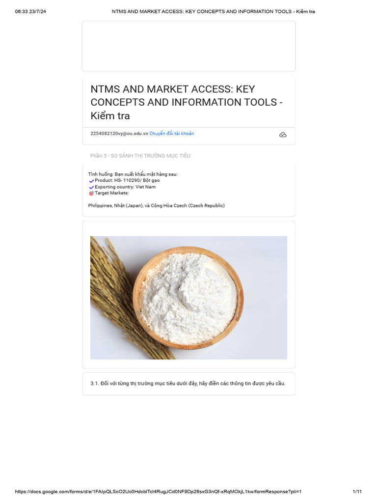 NTMS AND MARKET ACCESS - KEY CONCEPTS AND INFORMATION TOOLS - Kiểm tra ...