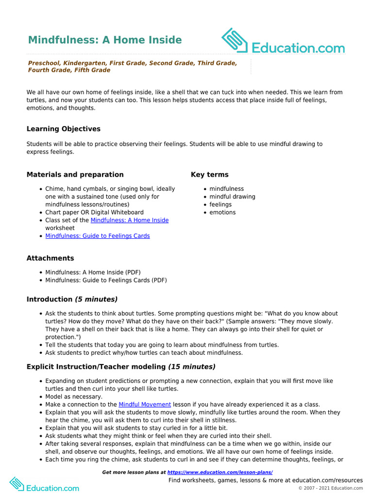 Usr Local Src Education.com Files Static Lesson Plans Mindfulness Series a Home Inside ...