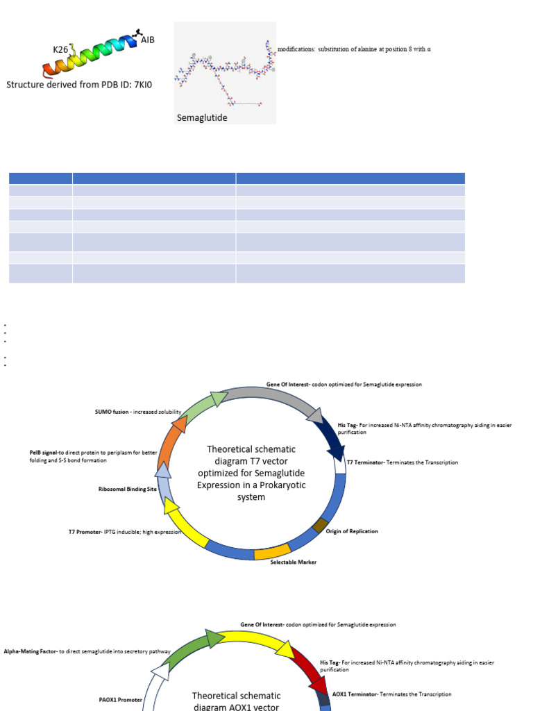 Theoretical Synthesis of Semaglutide | PDF | Gene Expression | Nutrients