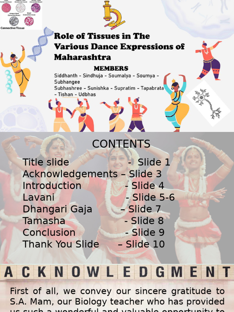 Role of Tissues in Various Dance Expressions of Maharashtra | PDF ...
