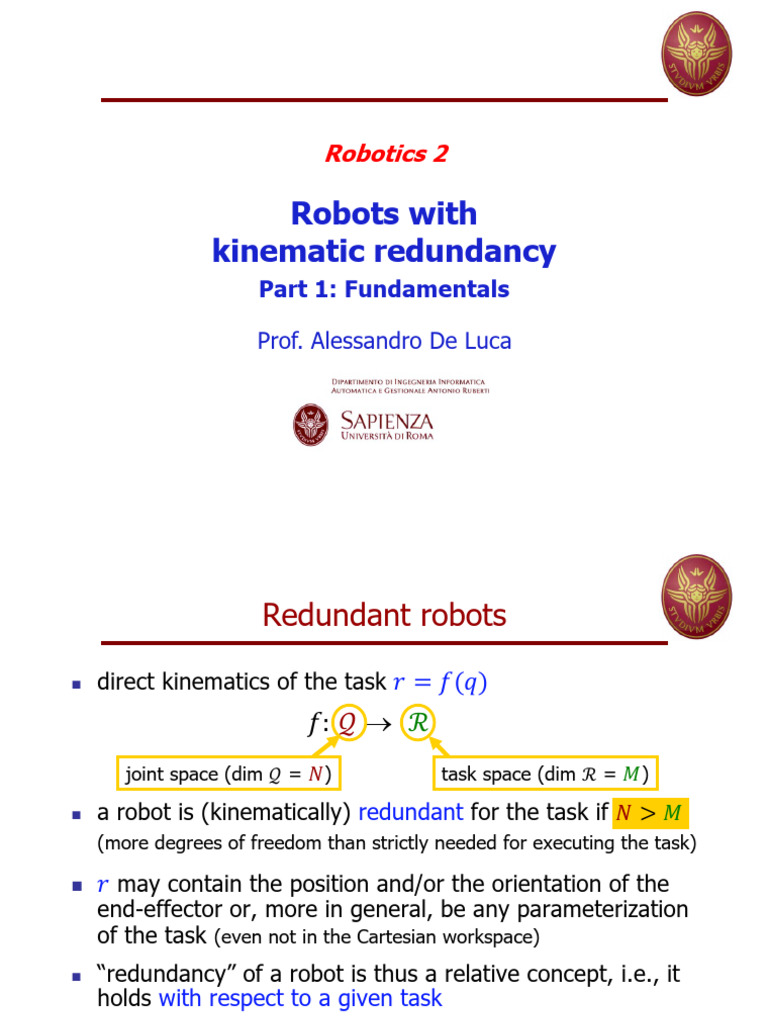 02 KinematicRedundancy 1 | PDF | Linear Algebra | Mathematical Objects