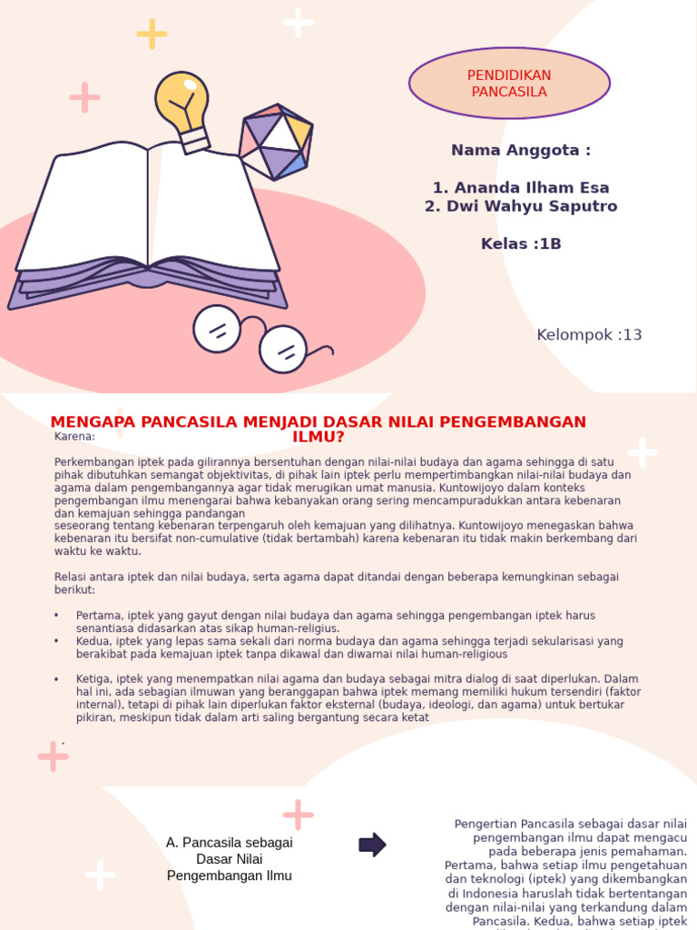 KELOMPOK 13 PENDIDIKAN PANCASILA 2B | PDF