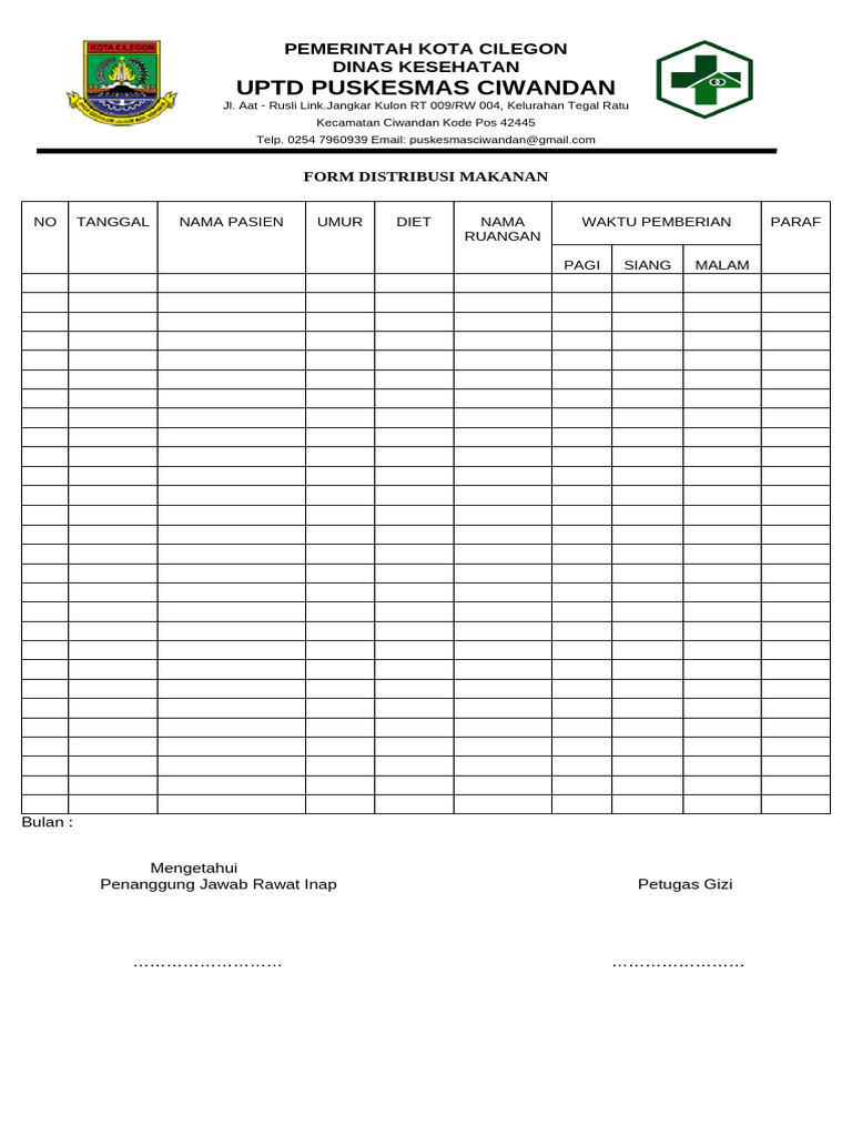 Form Distribusi | PDF