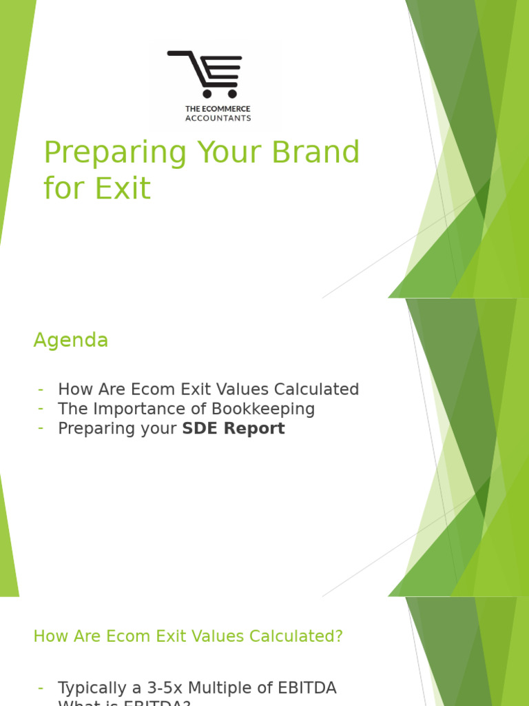 Preparing Your Brand For Exit | PDF