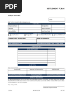 Full and Final Settlement Letter Format | PDF