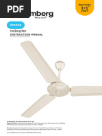 Atomberg CEILING FAN | PDF | Manufactured Goods | Electrical Engineering