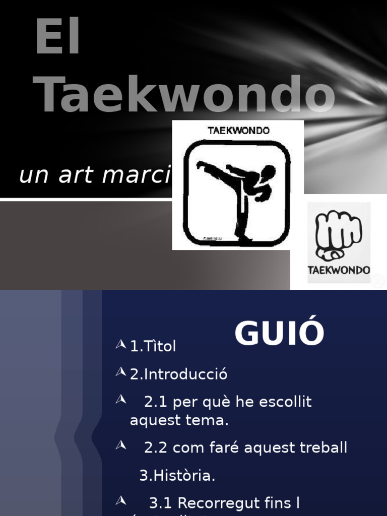 El Taekwondo | PDF