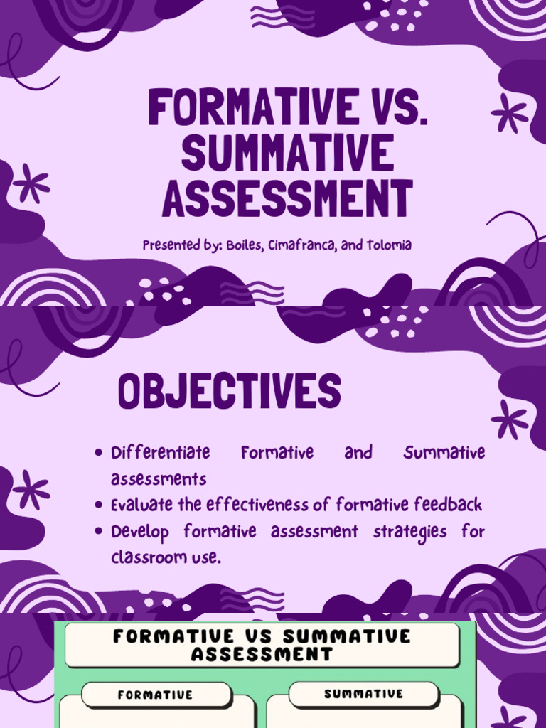 Formative and Summative Report | PDF
