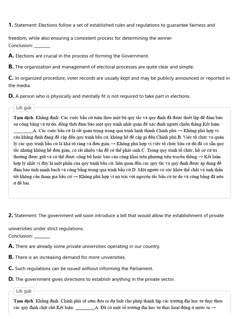 Part2.Statements and conclusions | PDF