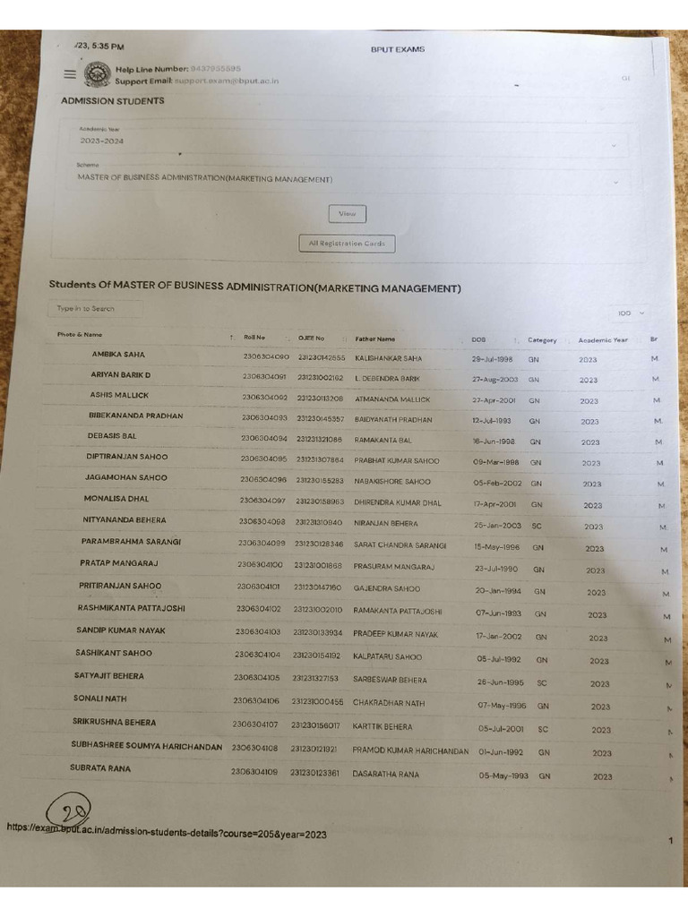 Marketing Registration No | PDF