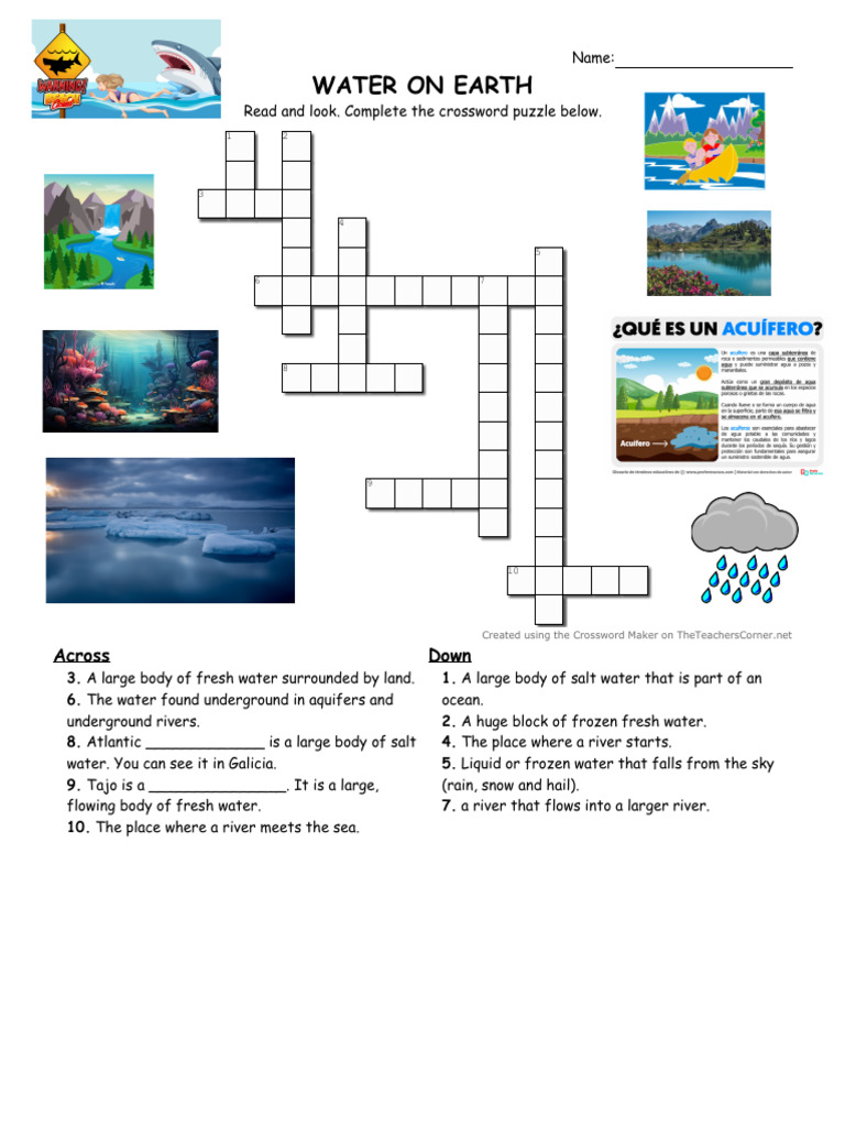 Crossword Water-ov f6TKJqc | PDF