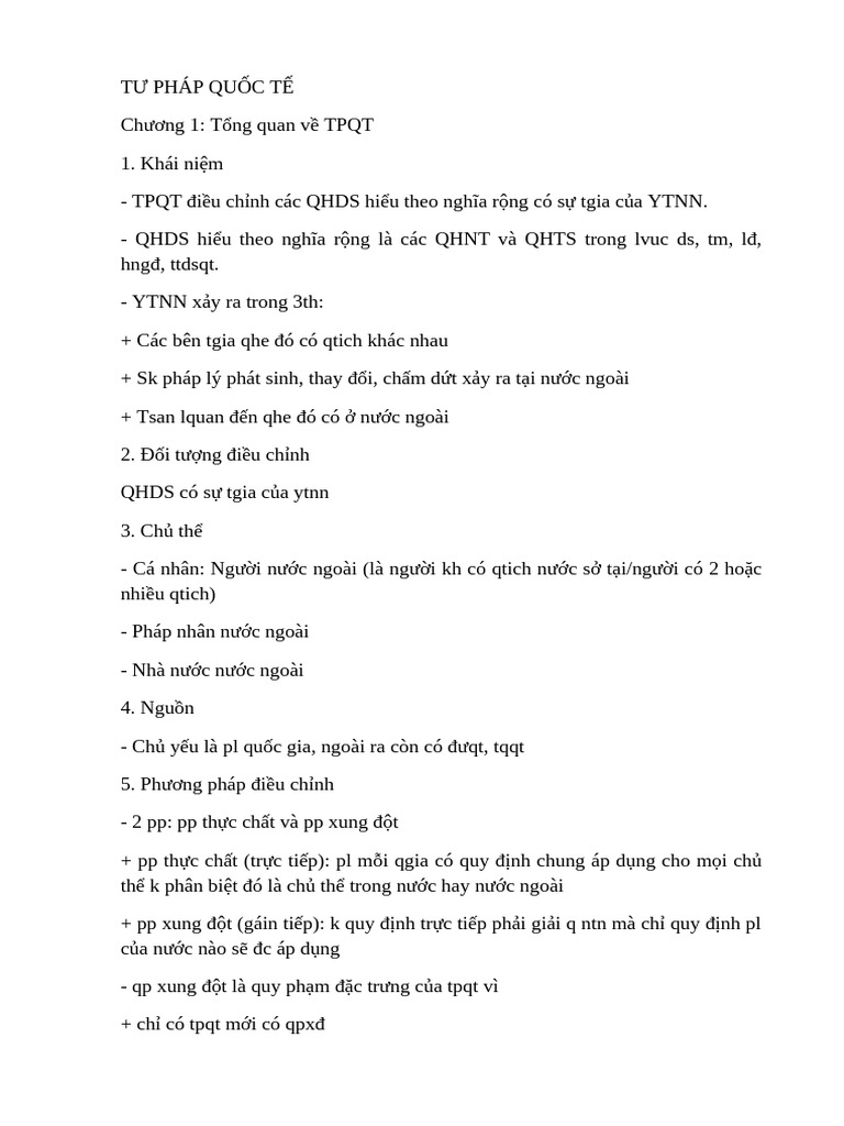 ôn tập tpqt | PDF