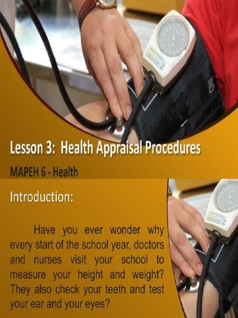 Health Appraisal | PDF