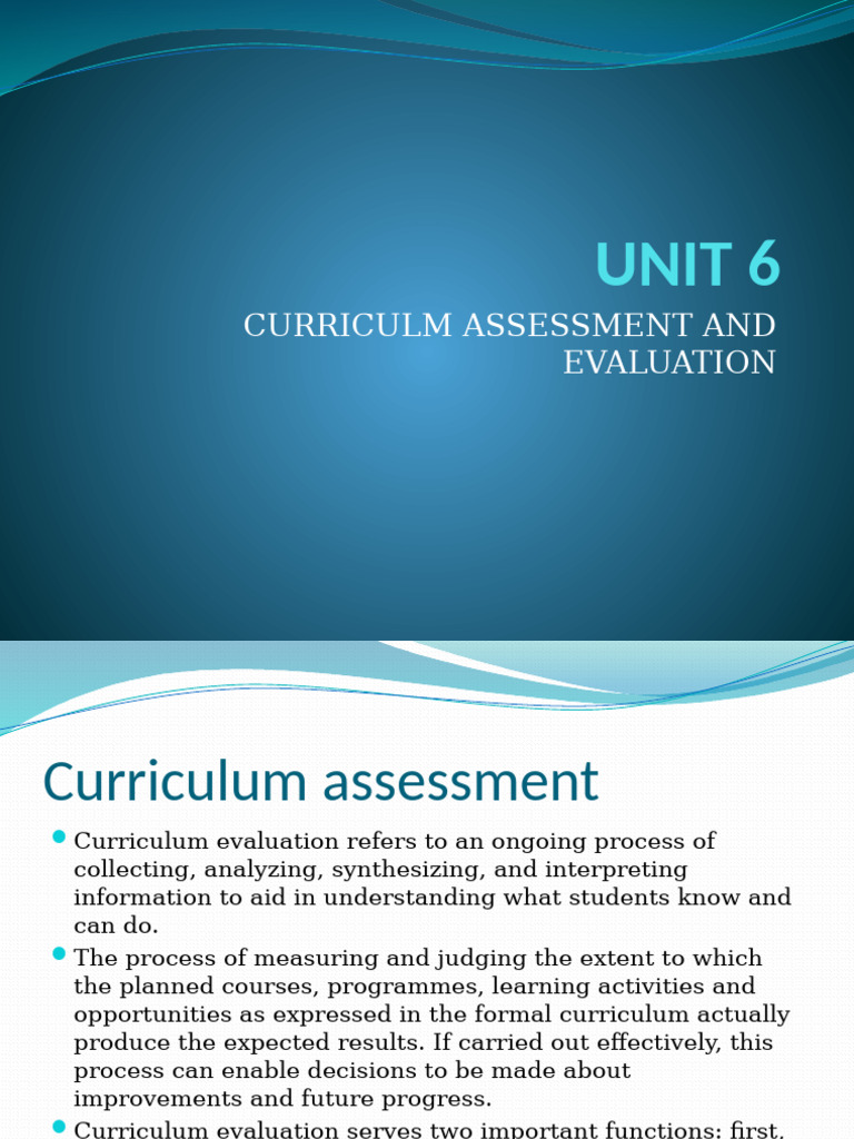Unit6curriculumassessmentandevaluationnotes1 230421113145 bcd48765 ...