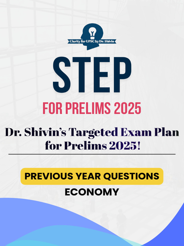 Pre PYQ Economy | PDF | Cost Of Living | Inflation