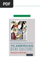 Introduction To Deaf Culture 2nd Edition Full Text | PDF | Deafness ...