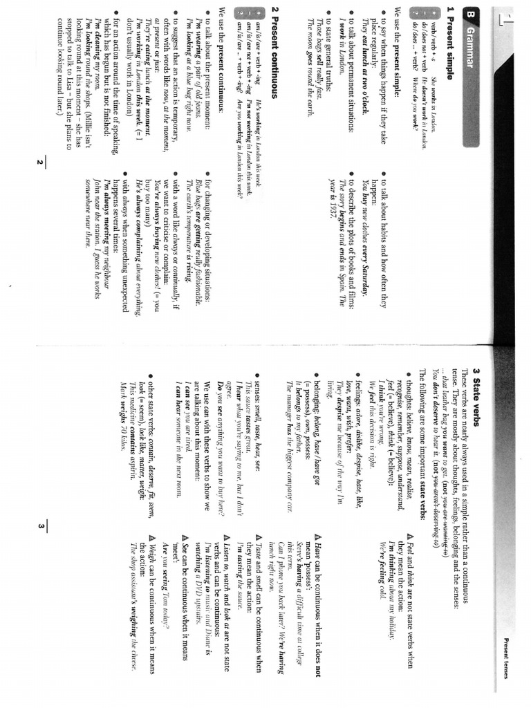 Grammar For First - Page 2 - Tempfile | PDF