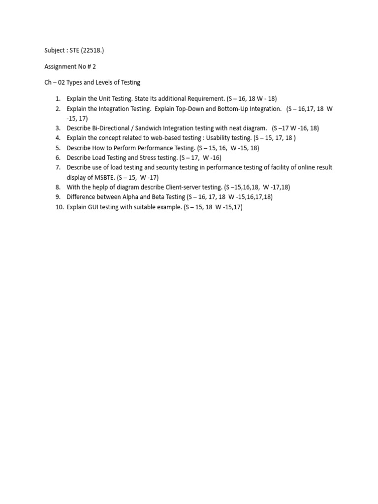 CH 2 STE 22518 Assignment No 3 | PDF