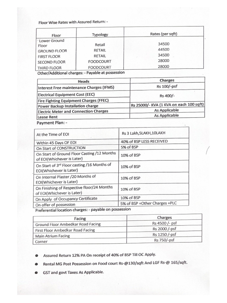 Price List Ghaziabad | PDF