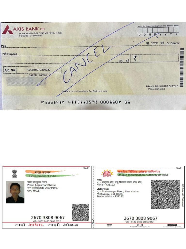 Cancelled Cheque (6 Files Merged) - 2 | PDF