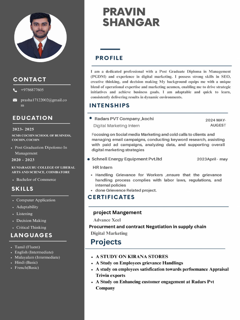 Blue Simple Professional CV Resume | PDF