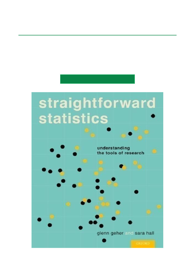 Straightforward Statistics Understanding The Tools of Research Dropbox ...