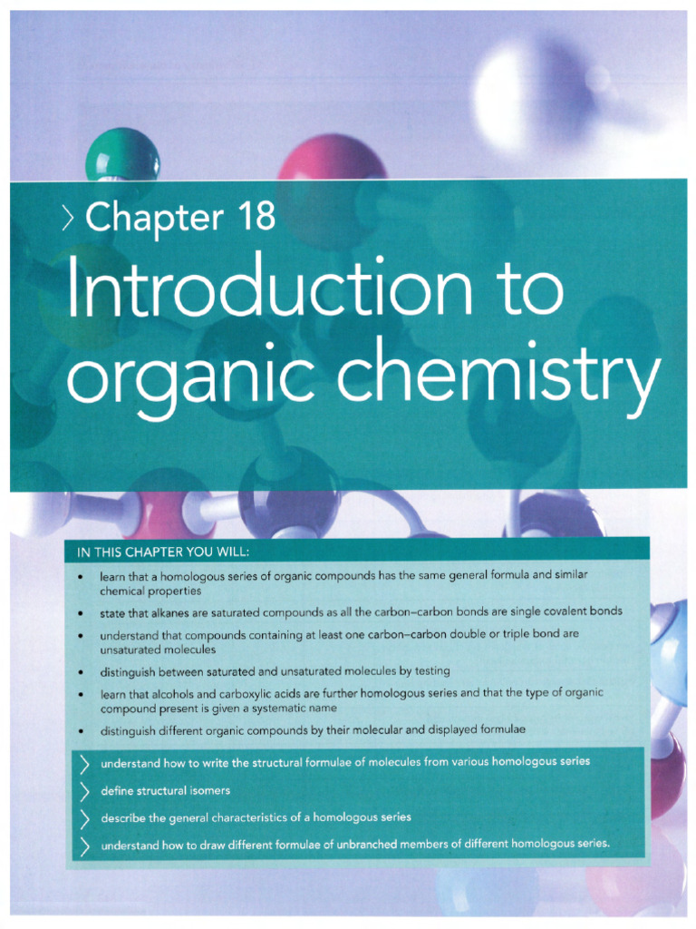 Introduction To Organic Chemistry | PDF