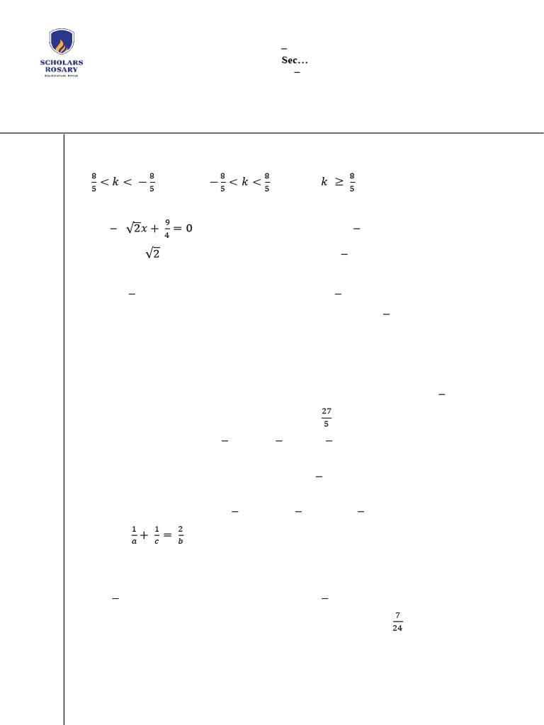 b4ec932a99e248356824-CLASS - 10 Ch-4 W-2 | PDF | Algebra | Mathematics