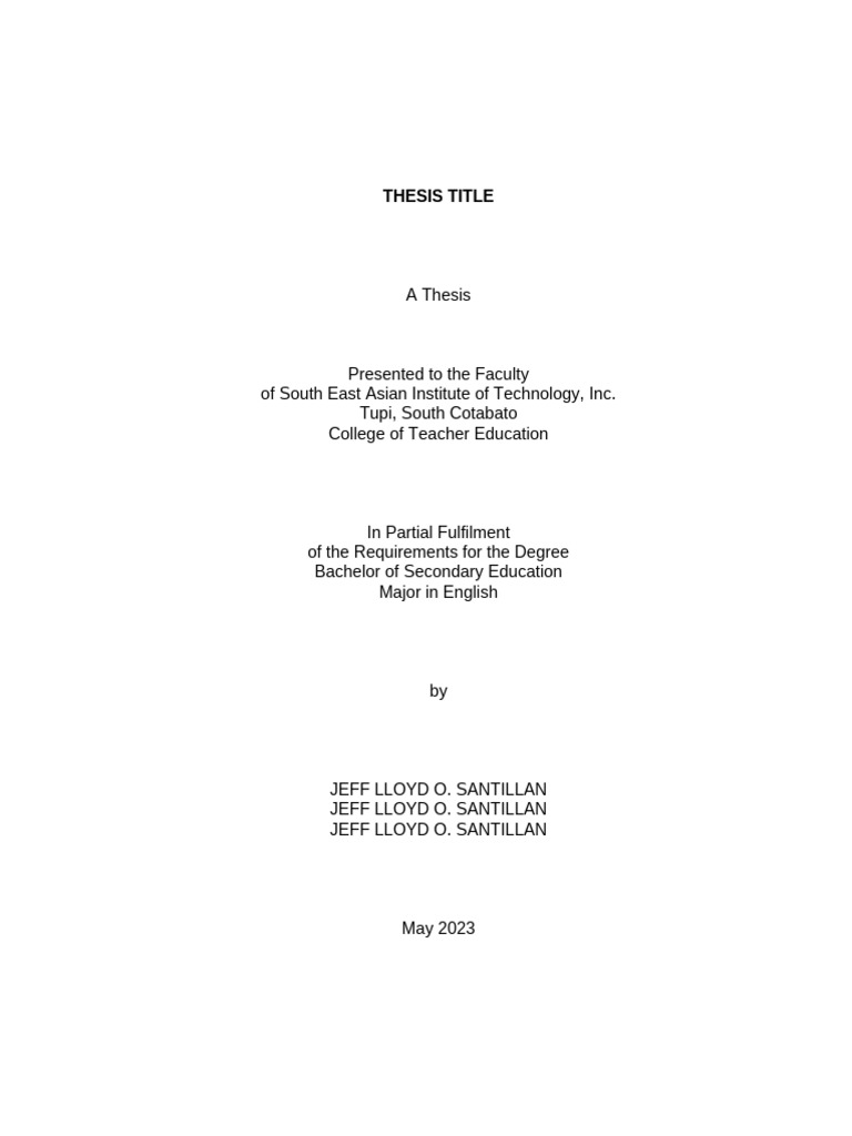 Final Paper Format | PDF | Science | Methodology