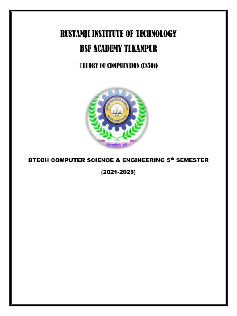 Theoryofcomputationassinment (0902CS211008) | PDF | String (Computer Science) | Namespace