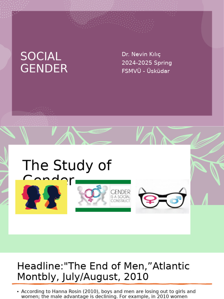 Gender Dynamics: Evolution and Equality | PDF | Gender Studies | Feminism