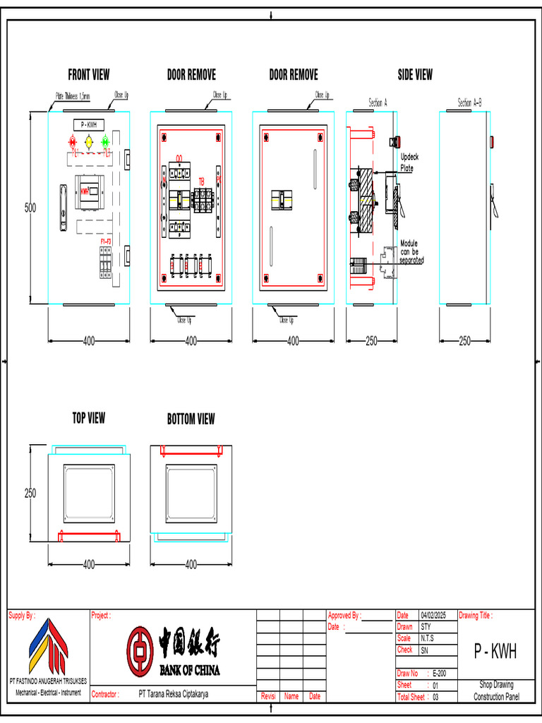 Do0R Remove Do0R Remove Front View Side View: P - KWH | PDF