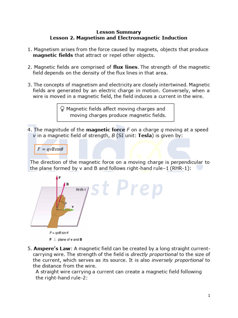 Magnetism and Electromagnetic Induction | PDF | Magnetic Field | Electromagnetic Induction