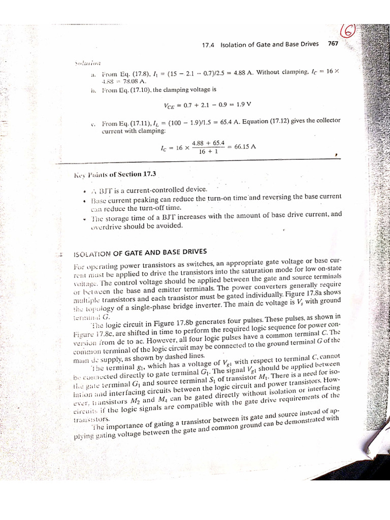 Gate Drive Circuits and BJT | PDF
