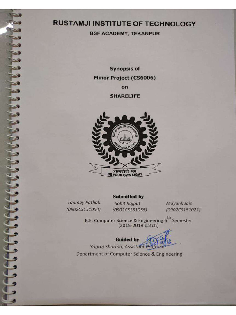 Minor Project Report Format | PDF