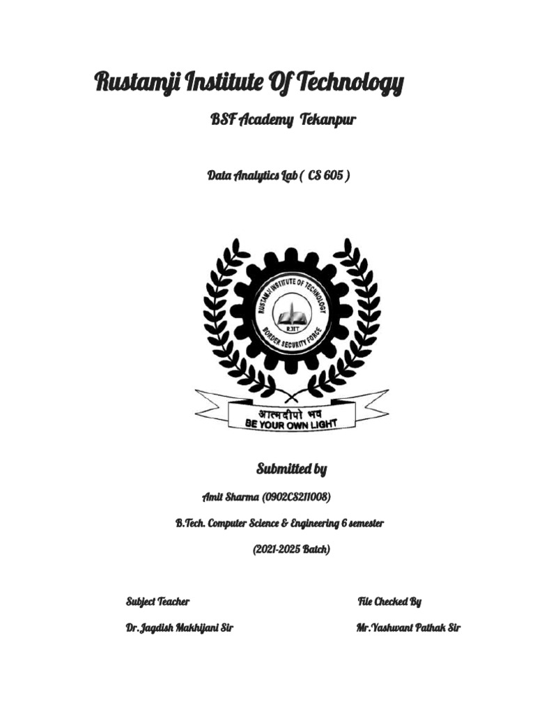 Data Analytics Assignment 0902CS211008 | PDF | Data Analysis | Outlier