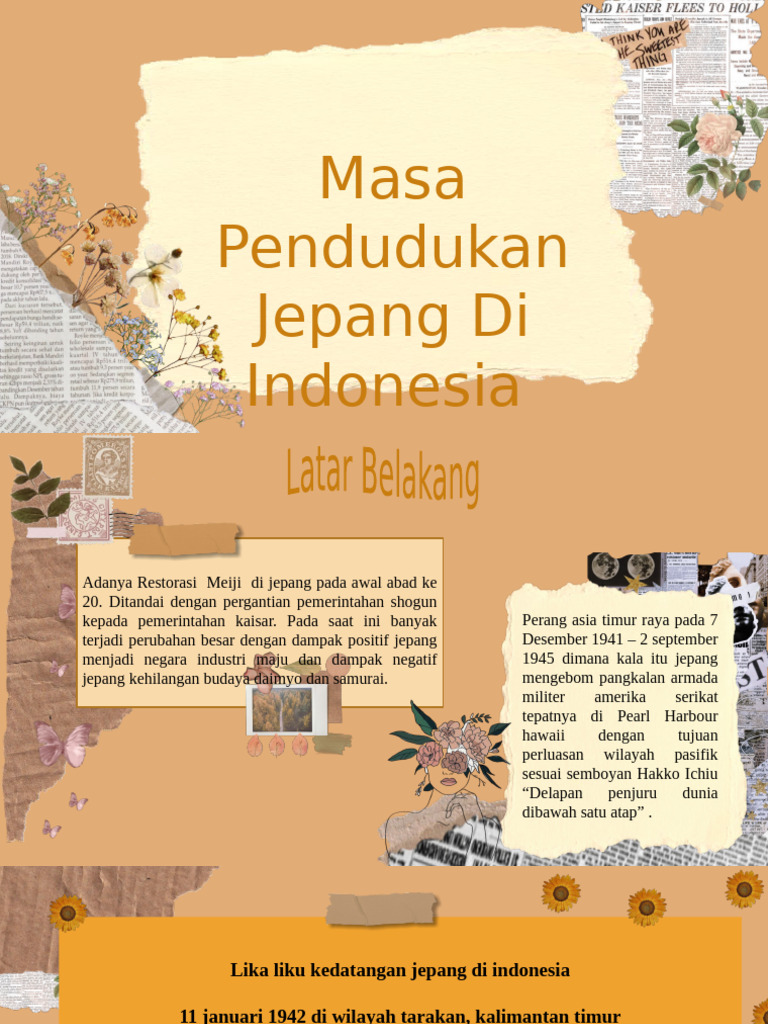 Kelas Xi Sma SMK Masa Pendudukan Jepang | PDF