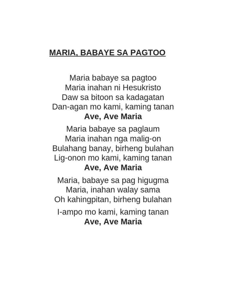 Maria | PDF