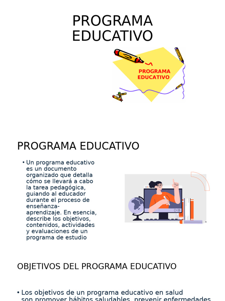 Programa Educativo | PDF | Evaluación | Aprendizaje