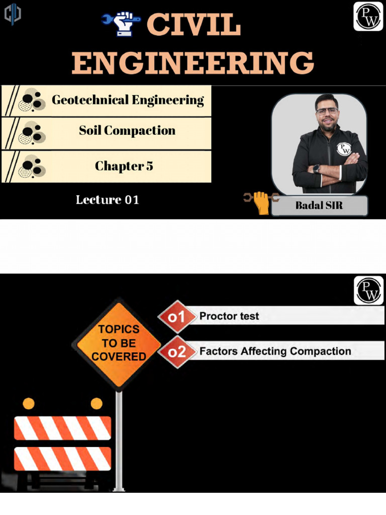 Soil Compaction 01 - Class Notes | PDF